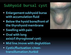 Subhyoid bursal cyst - MEDizzy