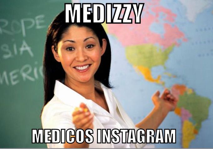 This app MEDizzy is also known as medicos Instagram - MEDizzy