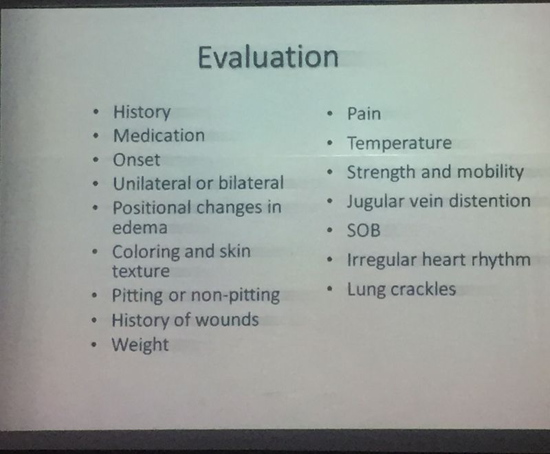 Evaluation of any edema - MEDizzy