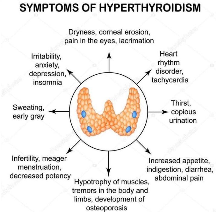 Symptoms of hyperthyroidism - MEDizzy