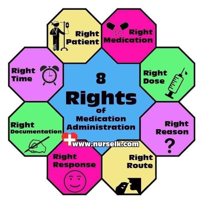 8 Rights Of Medications MEDizzy