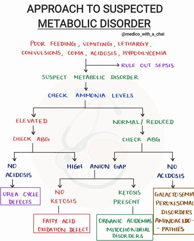 Approach to Metabolic Disorders - MEDizzy