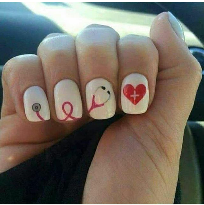 Nail Art of Lady Doc. - MEDizzy