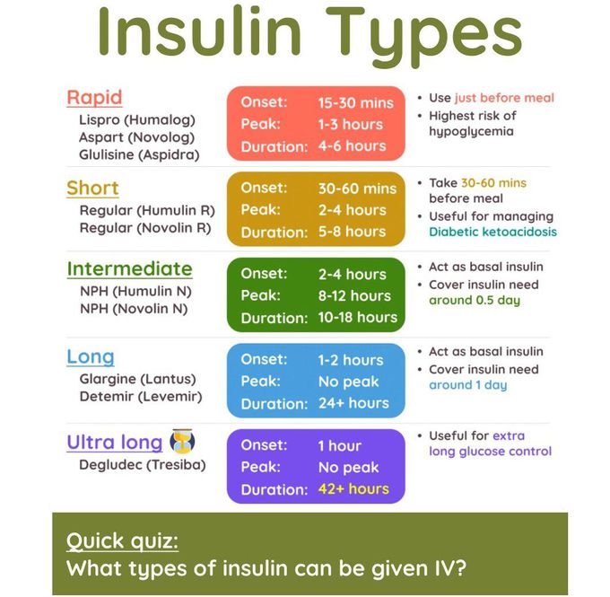 Insulin Types - MEDizzy