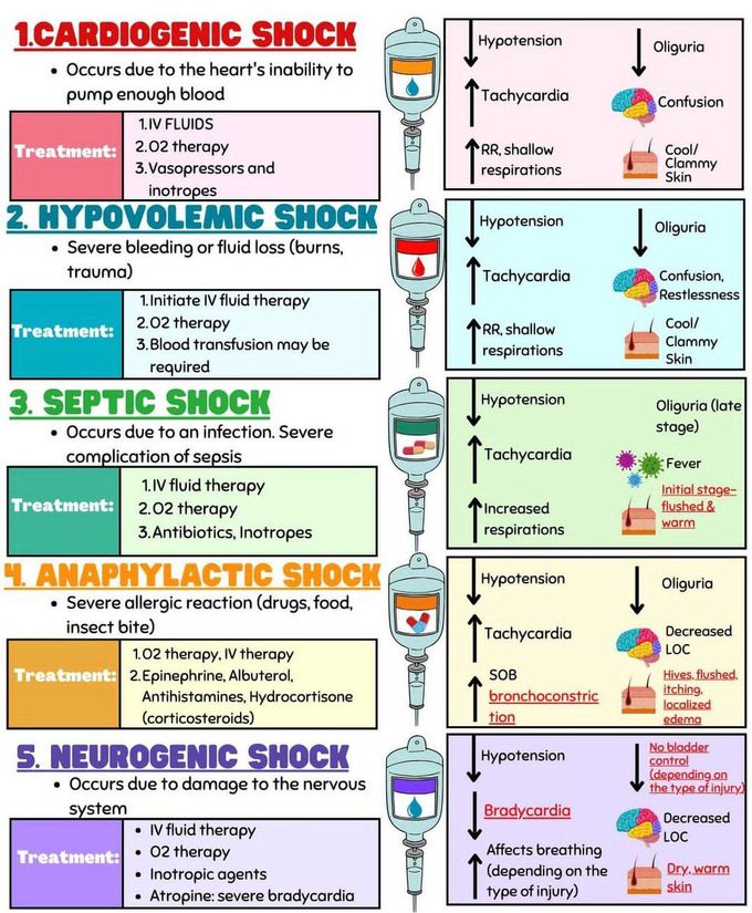 Types of Shock - MEDizzy