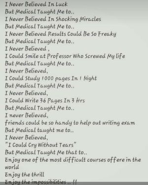 Dedicated to all the DOCTORS - MEDizzy