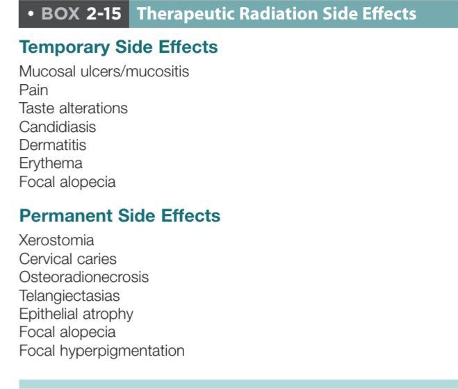 Post Radiation Side Effects MEDizzy