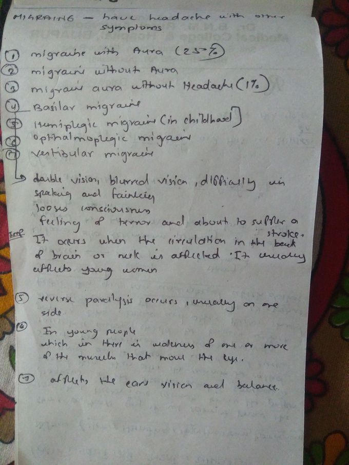 Migraine and types of migraine - MEDizzy