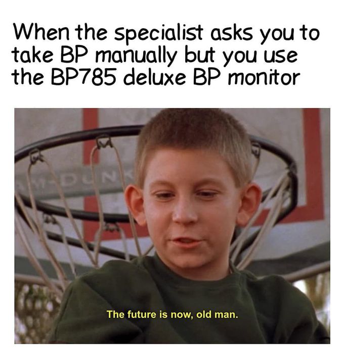 Actually manual BP is more accurate but lets say its not for - MEDizzy