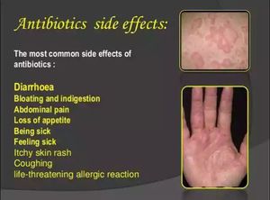 Antibiotics side effects - MEDizzy