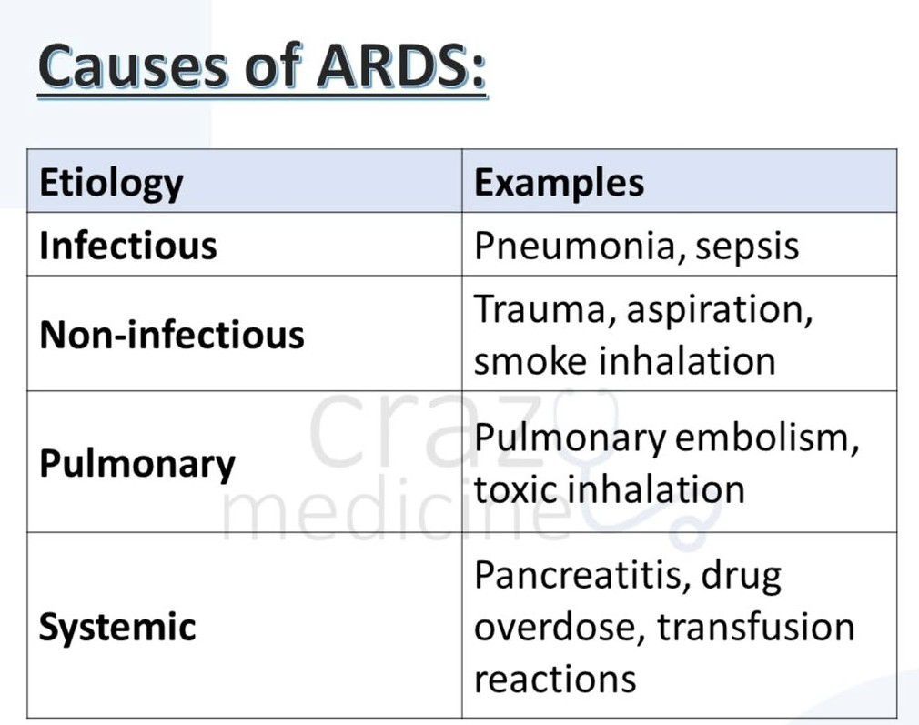 Acute Respiratory Distress Syndrome II - MEDizzy