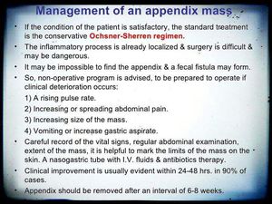 Appendix Mass - MEDizzy
