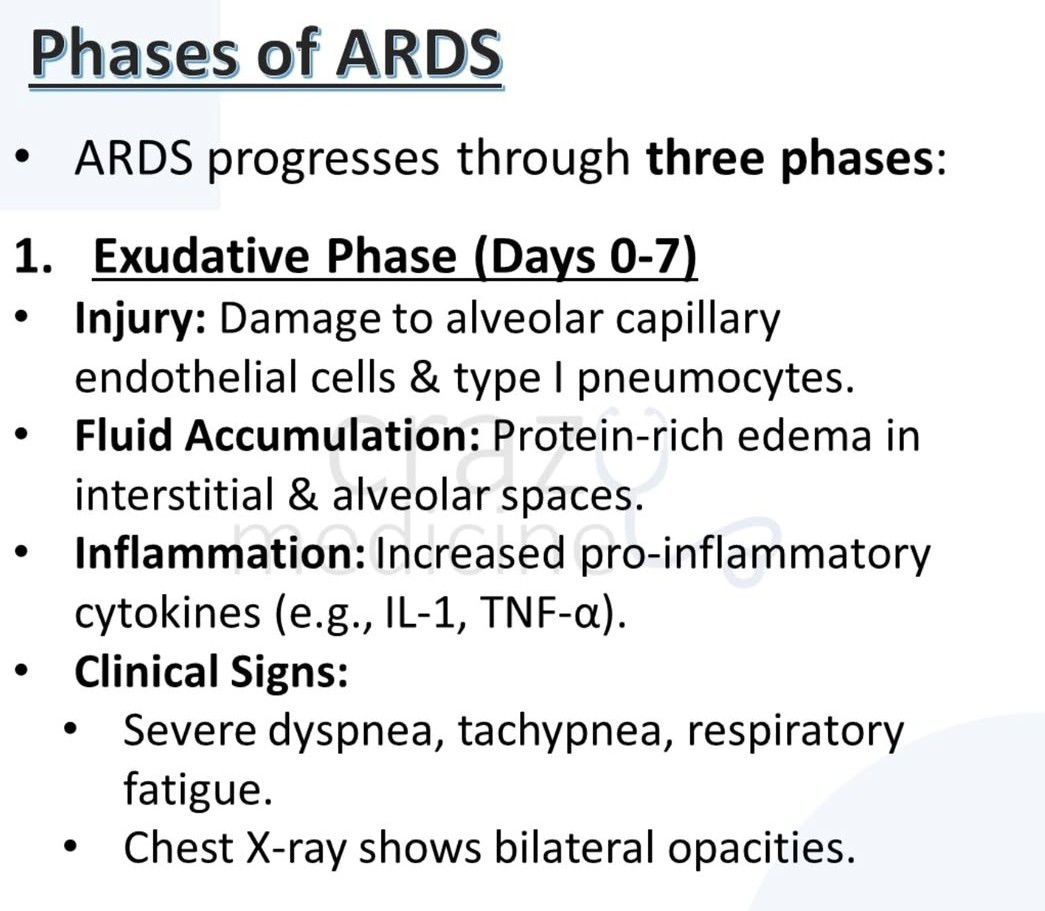 Acute Respiratory Distress Syndrome IV - MEDizzy