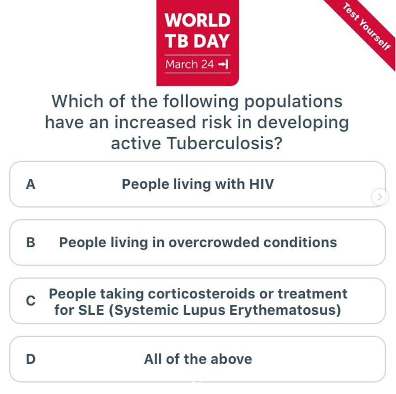 Drop your answer in comments. It’s Time to End Tuberculosis! - MEDizzy