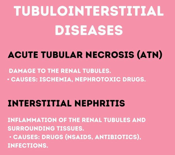 Tubulointerstitial Diseases - MEDizzy