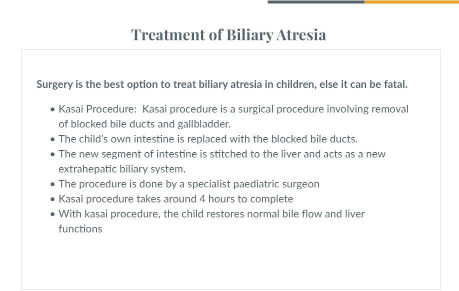 Treatment of Biliary atresia - MEDizzy