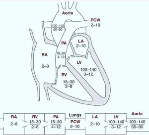 Normal pressure in cardiac chambers - MEDizzy