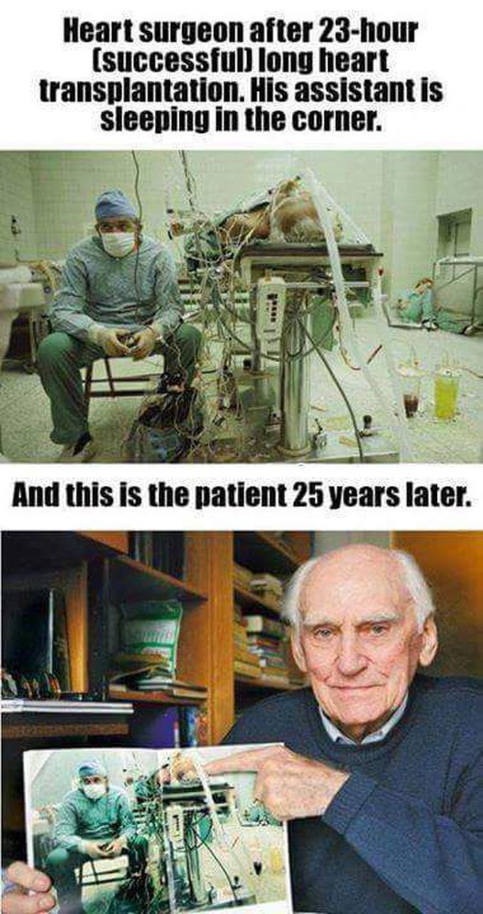 This photograph shows Polish heart surgeon, Zbigniew Religa, - MEDizzy