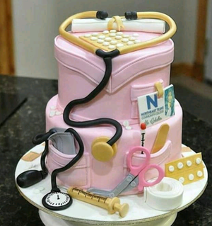 Medical student's b'day cake - MEDizzy